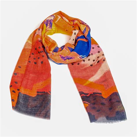 100 Cashmere Fine Wool Print Stole Color Multi Colour At Best Price