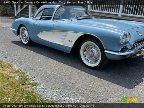 Horizon Blue 1960 Chevrolet Corvette Convertible Hard Top Blue