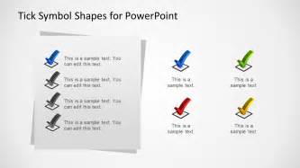 Tick Symbol Shapes For Powerpoint Slidemodel
