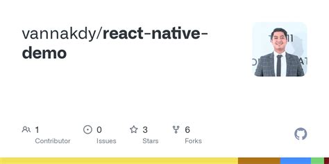 GitHub Vannakdy React Native Demo