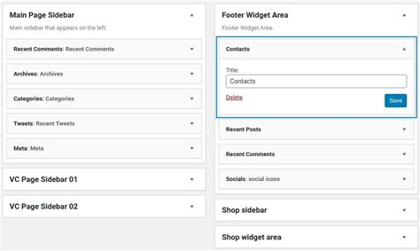 Contacts Thegem Wordpress Woocommerce Theme Documentation