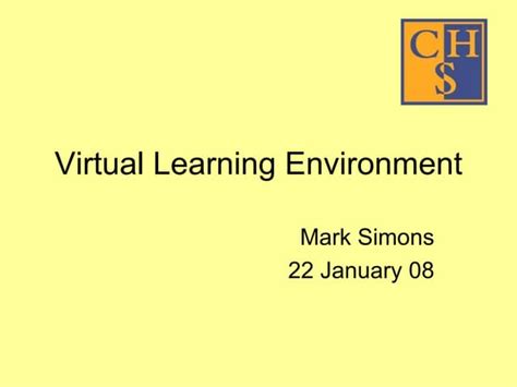 Virtual Learning Ppt