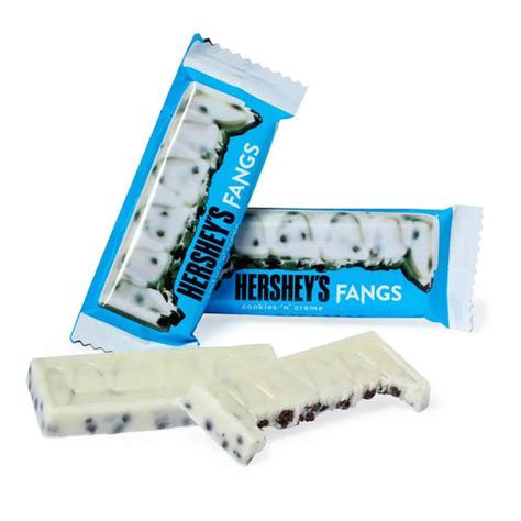 Hersheys Cookies N Creme Fangs 20 Piece Bag Candy Warehouse