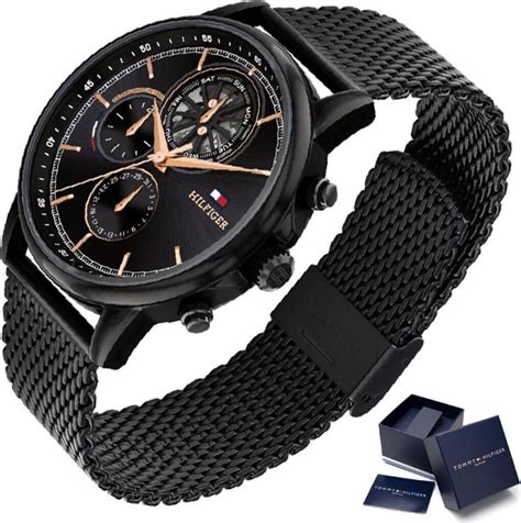 Tommy Hilfiger Steward Open Heart Black 1692155 Ab 180 99