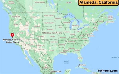 Where Is Alameda In Alameda County Ca Location Map Of Alameda