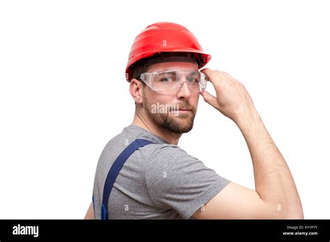 Isolated Craftsman Construction Worker Assembler Workmen Friendly
