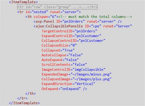 start coding listview grouping on demand using ajax and stored procedure