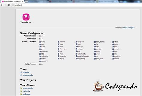 php wampserver definicion instalación y configuración codegeando