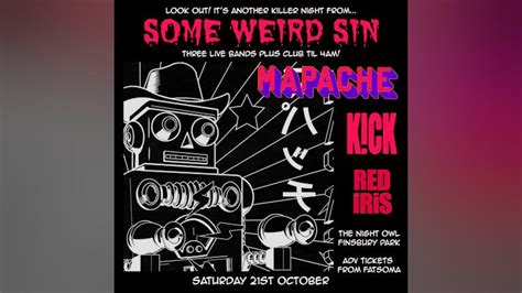 Sws Presents Mapache Kick And Red Iris At The Night Owl Finsbury Park
