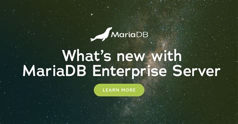 Whats New In Mariadb Enterprise Server 104 Mariadb