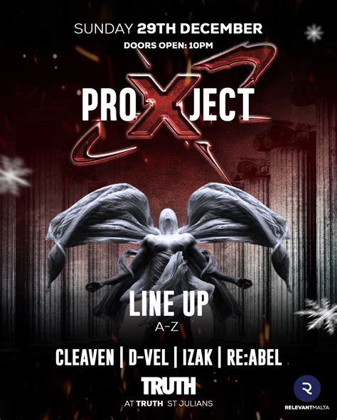 Project X Poster Font