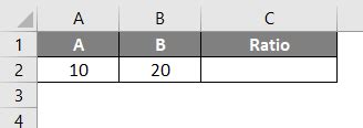Ratio In Excel How To Calculate Ratio In Excel Formula Examples