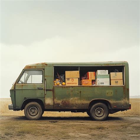 A Delivery Van Equipped With Temperature Control For Transporting Perishable Goods Premium Ai