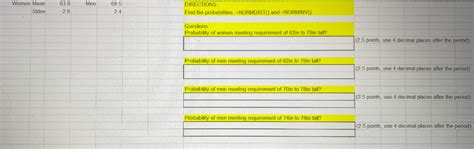 Solved Formulas For Excel For These Please I Was Trying