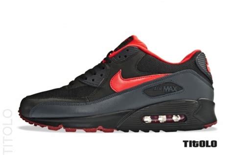 Nike Air Max 90 Czarno-czerwone | ubicaciondepersonas.cdmx.gob.mx
