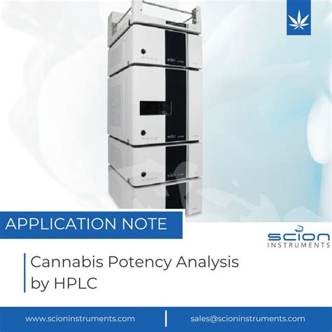 How To Test For Cannabinoids Using Hplc Uv Scion Instruments Posted