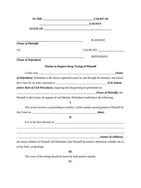 Motion Modify Custody Fill Out Sign Online DocHub