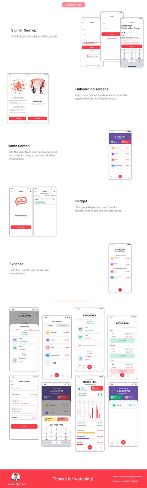 Expense Tracker Mobile App UI Design Behance Expense Tracker Mobile App UI Design Behance