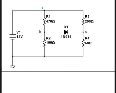 Solved Determining If A Diode Is On Or Offif On Find Diode Chegg Com