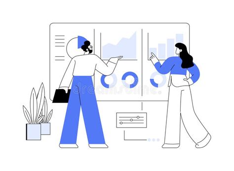 Analyzing Business Data Abstract Concept Vector Illustration Stock Vector Illustration Of