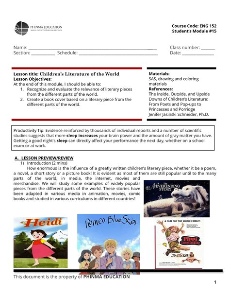 SAS ENG Notes And Answer Key For ENG Babes Module Name Studocu