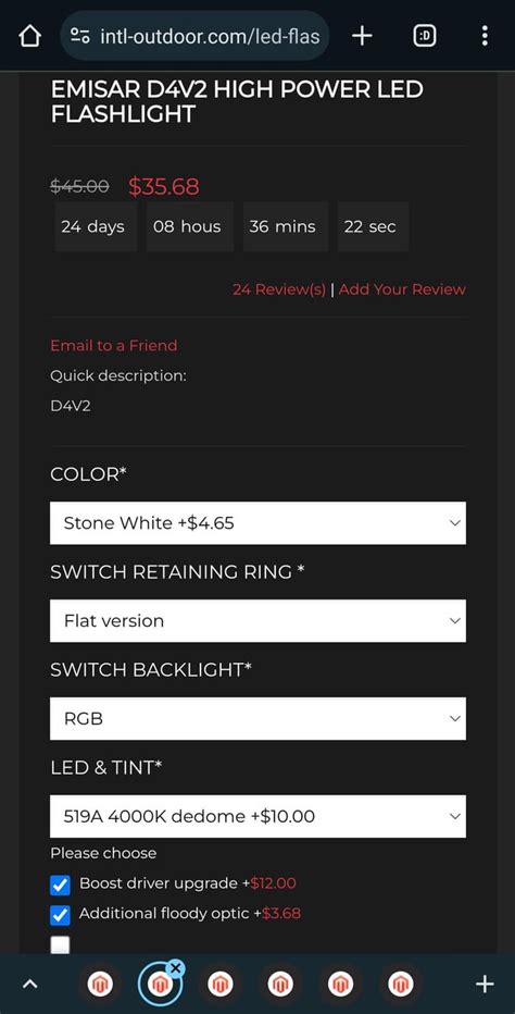 Does This Seem Like A Good D4v Config Rflashlight