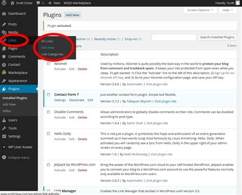 how to add links to your wordpress blog · the blog starter