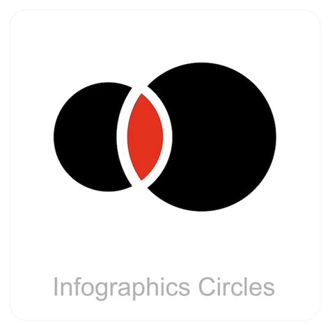 인포그래픽 서클과 다이어그램 아이콘 개념 프리미엄 벡터