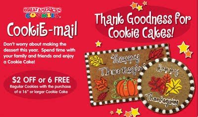 Together We Save Great American Cookie Coupon