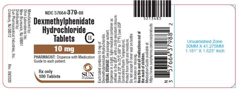 Dailymed Dexmethylphenidate Hydrochloride Tablet