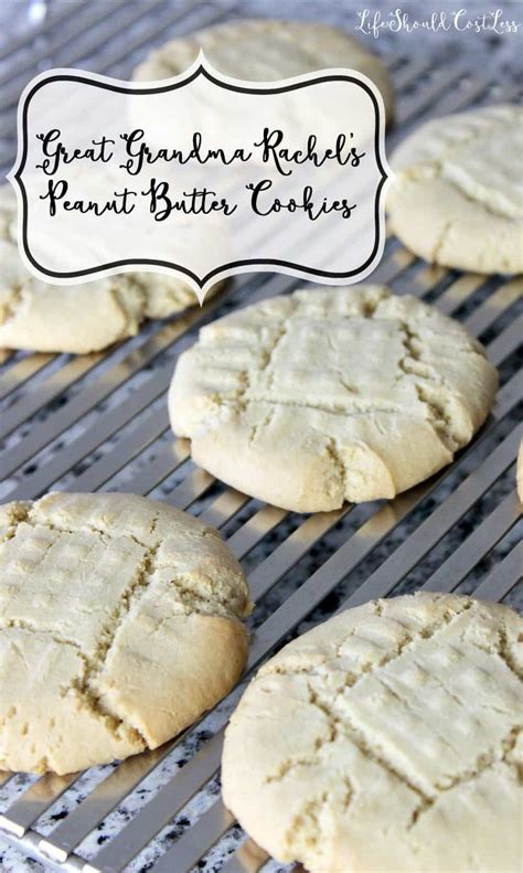 Grandmas Old Fashioned Peanut Butter Cookies Recipe Recipe Cookie