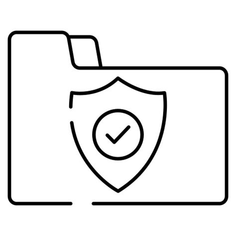 Secure Folder Generic Outline Icon