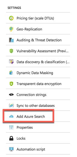 Azure Tips And Tricks Part 91 Part 2 Implementing Azure Search With Sql Server Michael Crump