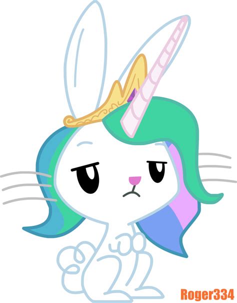 1557722 Safe Artist Roger334 Angel Bunny Princess Celestia Rabbit G4 Angelestia Female