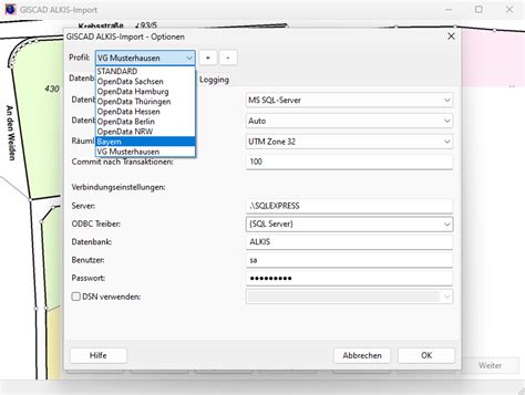 Giscad Technologies Alkis Import
