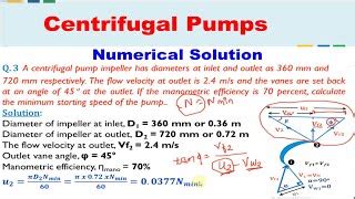 Numerical On Centrifugal Pump Part Centrifugal Pu Doovi