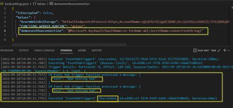 How To Assign Value For Connection In Eventhubtrigger Microsoft Qanda