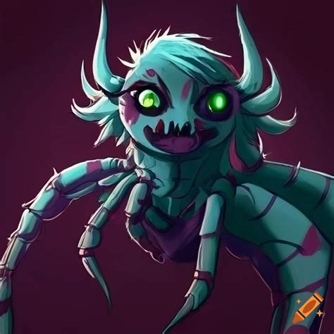 Concept Art Of A Spider Fursona On Craiyon