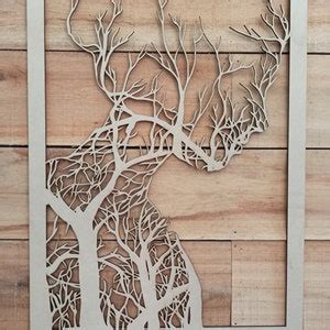 Woman Tree Panel Wall Art Vector Model Svg Dxf Files Tree Panel Svg