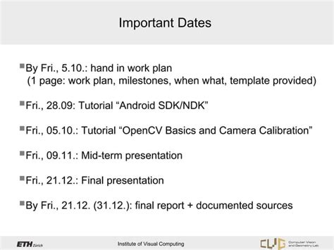 Ethz Cv Information Ppt