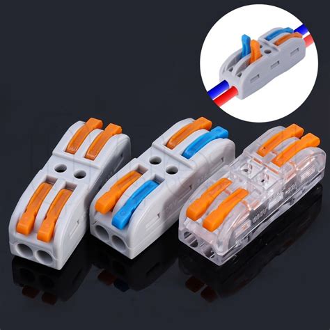 Home Mini Fast Wire Cable Connector Universal Convenient Reusable Spring Splicing Wiring
