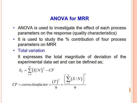 Optimization Of Drilling Process Parameter Pptx Physics Science
