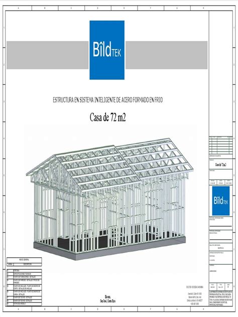 Ejemplocasa 72m2 Planos Steel Framingexpo Pdf Hormigón Tornillo
