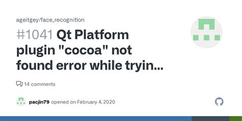 Qt Platform Plugin Cocoa Not Found Error While Trying To Run The Web