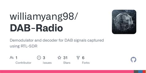 Github Williamyang98dab Radio Demodulator And Decoder For Dab Signals Captured Using Rtl Sdr
