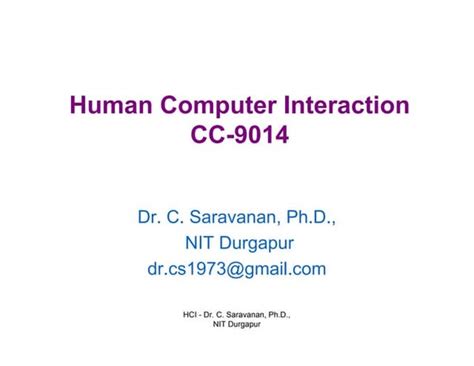 Introducing Human Computer Interaction