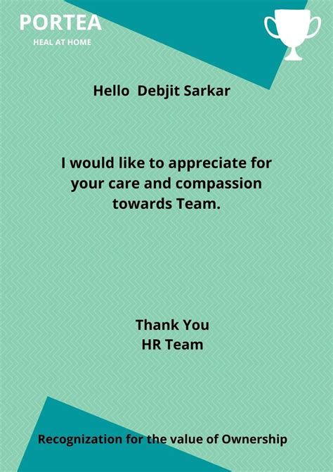 Debjit Sarkar On Linkedin Awards Prize Recognition Hr Valueaward Appriciation Teamwork