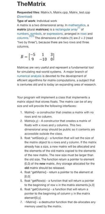 solved the matrix requested files march mape matricostepe