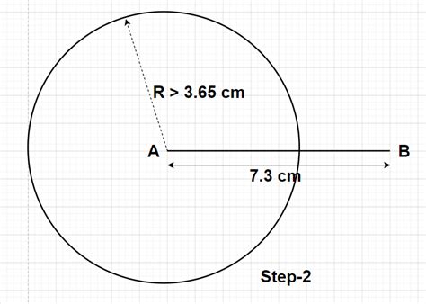 Draw The Line Segment Overline Text Ab Of Length 73 Cm