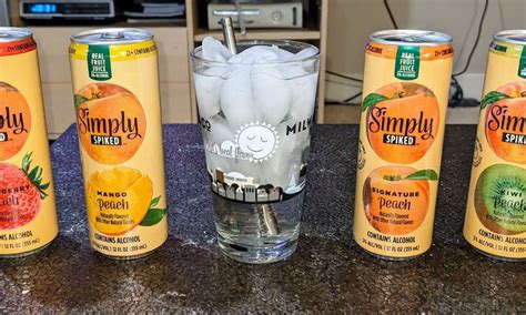 Simply Spiked Peach Review Sugary Sometimes Creamy Goodness